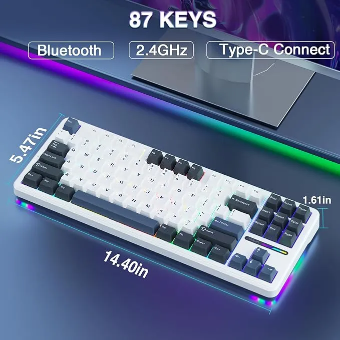 독거미 키보드 AULA F87 PRO 가성비 기계식 키보드 살펴보기